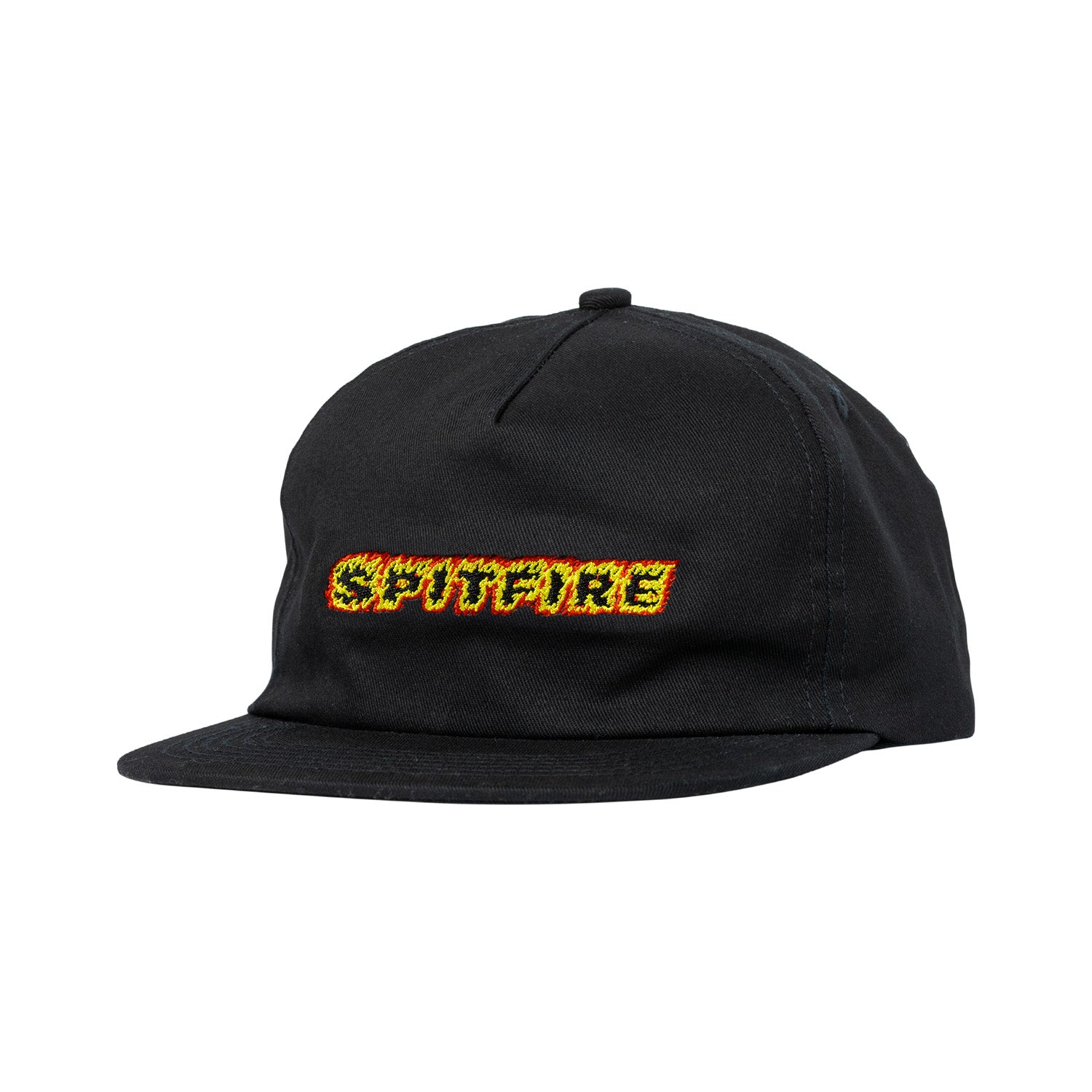 Spitfire Flames Script Snapback Hat – DLX